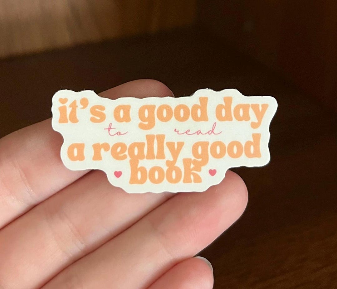 Pretty Pals Choose Bookerly Font Sticker | Bookish Sticker | Reader ...