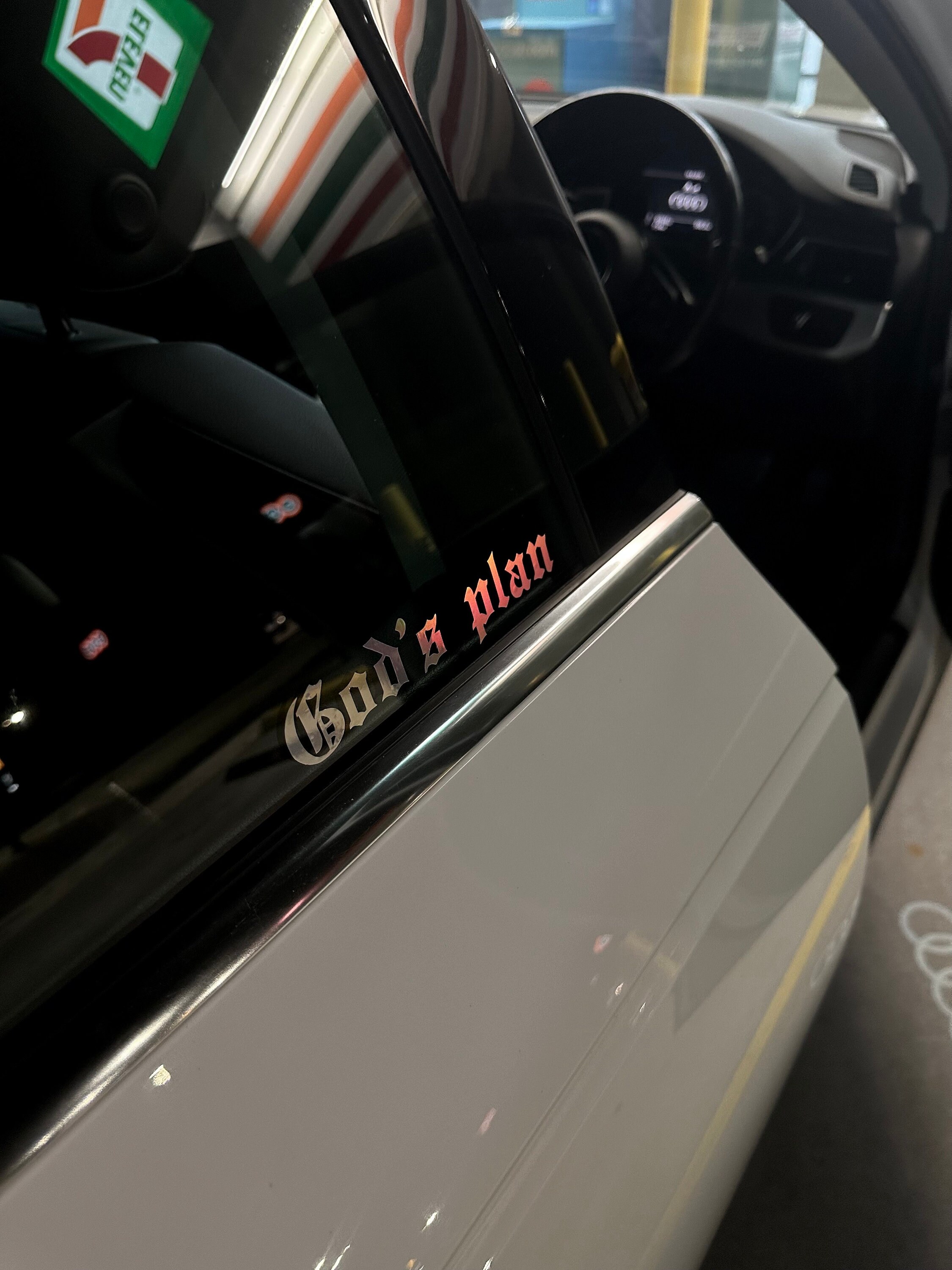 Gods Plan Car Sticker Decal JDM Car Accessories Cool - Etsy
