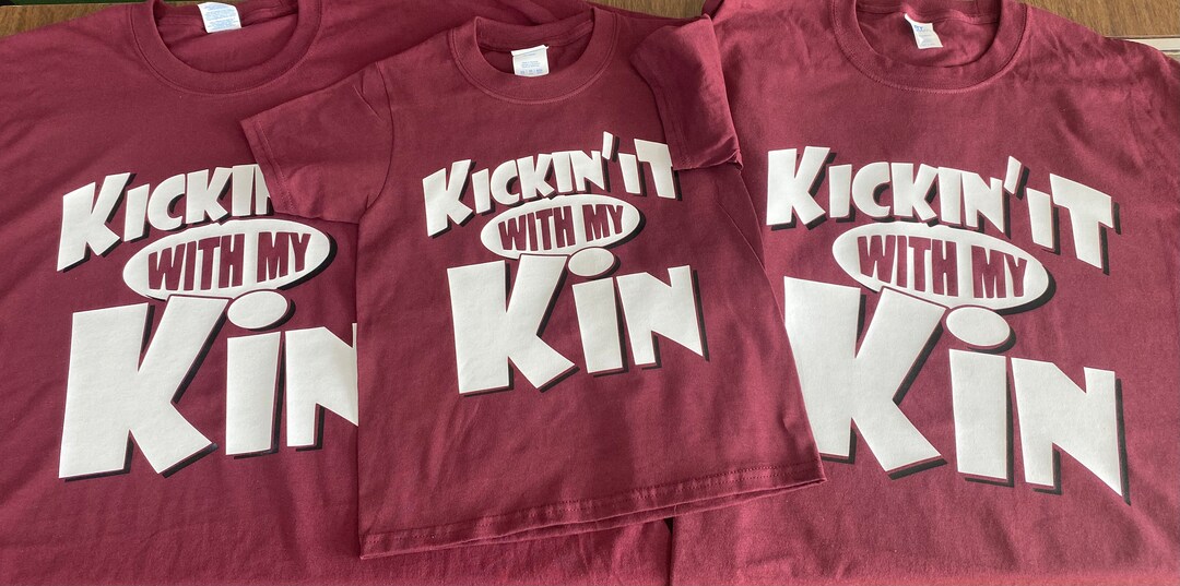Kick'it With My Kin.png Print Ready File - Etsy