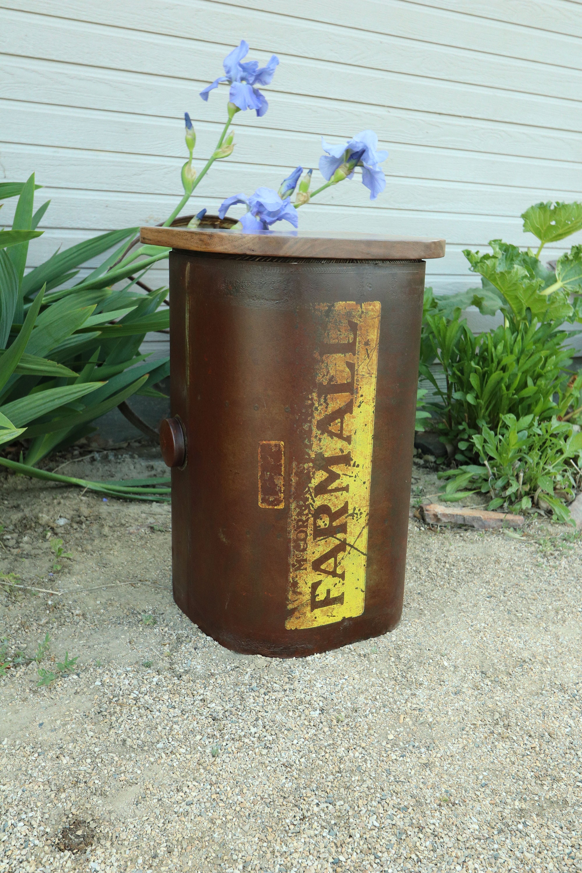 Mccormick Farmall Tractor Table W/ Walnut Top Vintage - Etsy