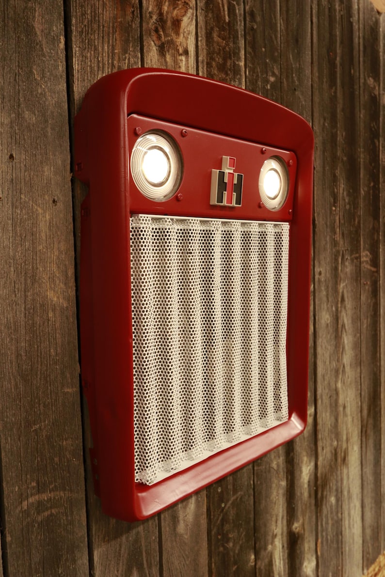 International Harvester Tractor Grille Wall Art With Working Head ...