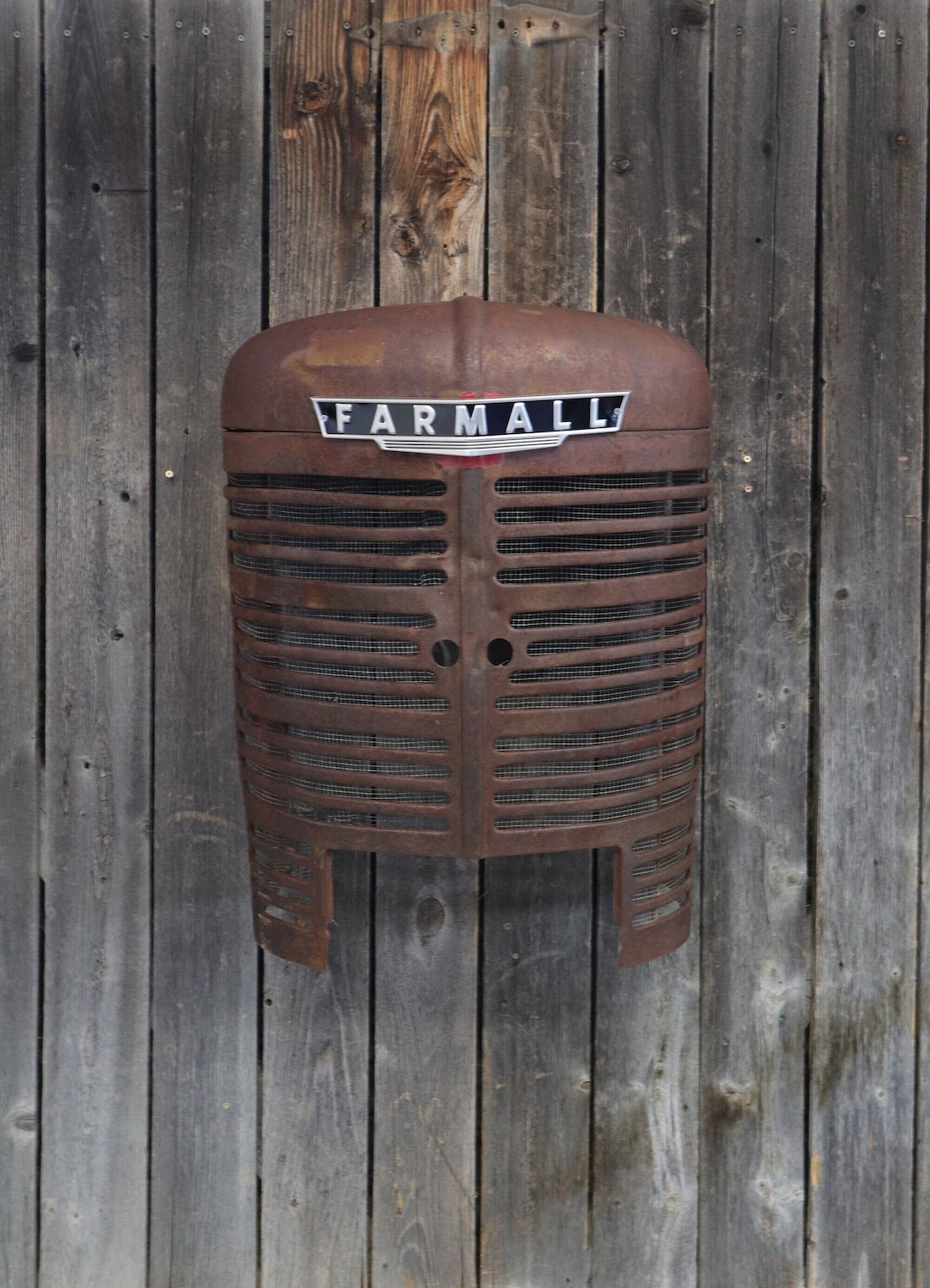 Rustic Farmall M Tractor Grille Wall Hanging Industrial Farm House Wall ...