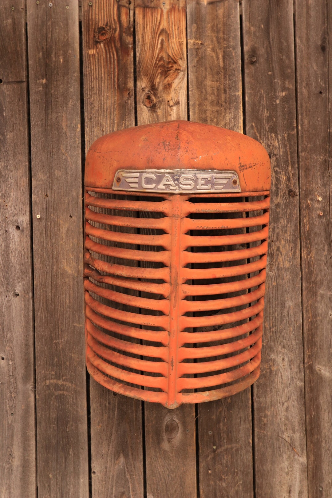 Case Tractor Grille Wall Hanging W/light - Industrial Farmhouse Decor ...
