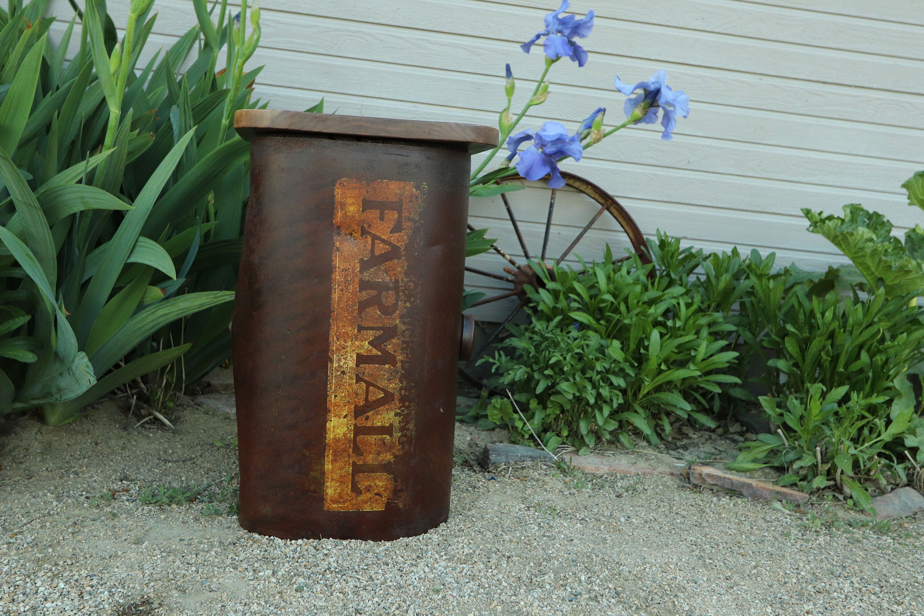 Mccormick Farmall Tractor Table W/ Walnut Top Vintage - Etsy