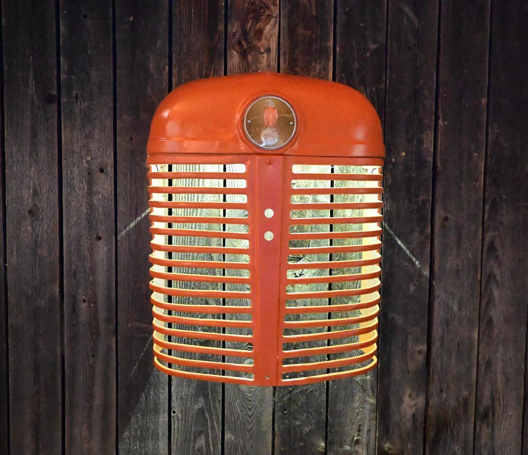 Illuminated Case Tractor Grill Wall Art – Restored Farmhouse Decor - Etsy