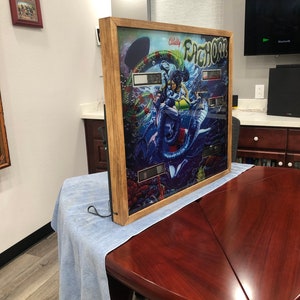 Pinball Machine Fathom Translite With Custom Backbox. Man Cave, Wall ...