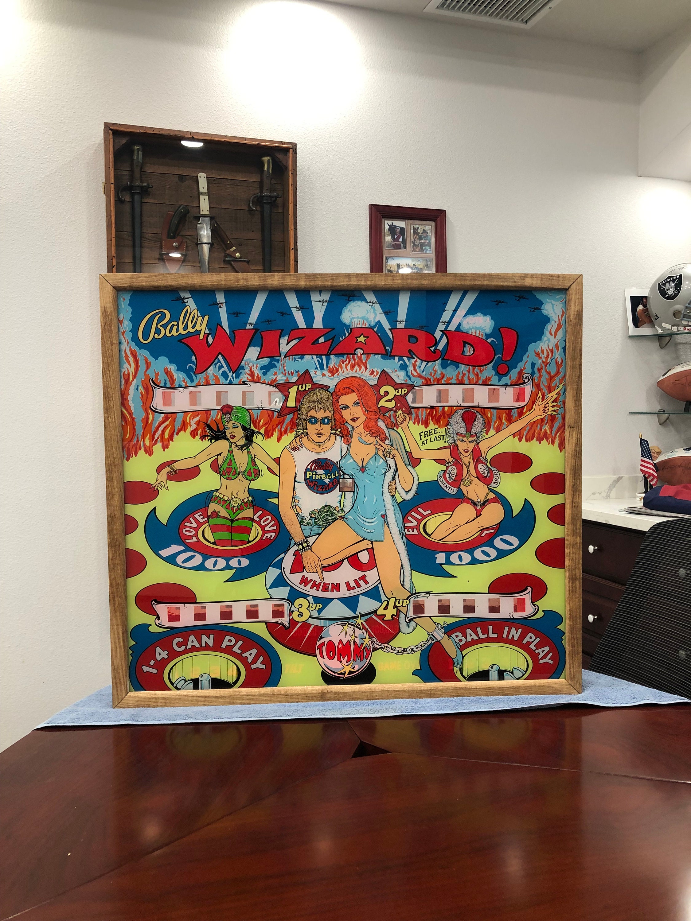 Pinball Machine Wizard Backglass With Interactive Leds and Custom ...