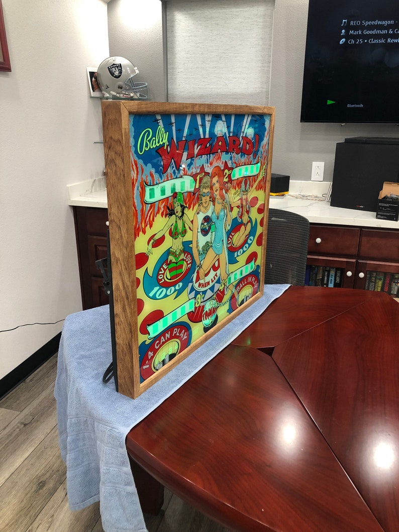 Pinball Machine Wizard Backglass With Interactive Leds and Custom ...