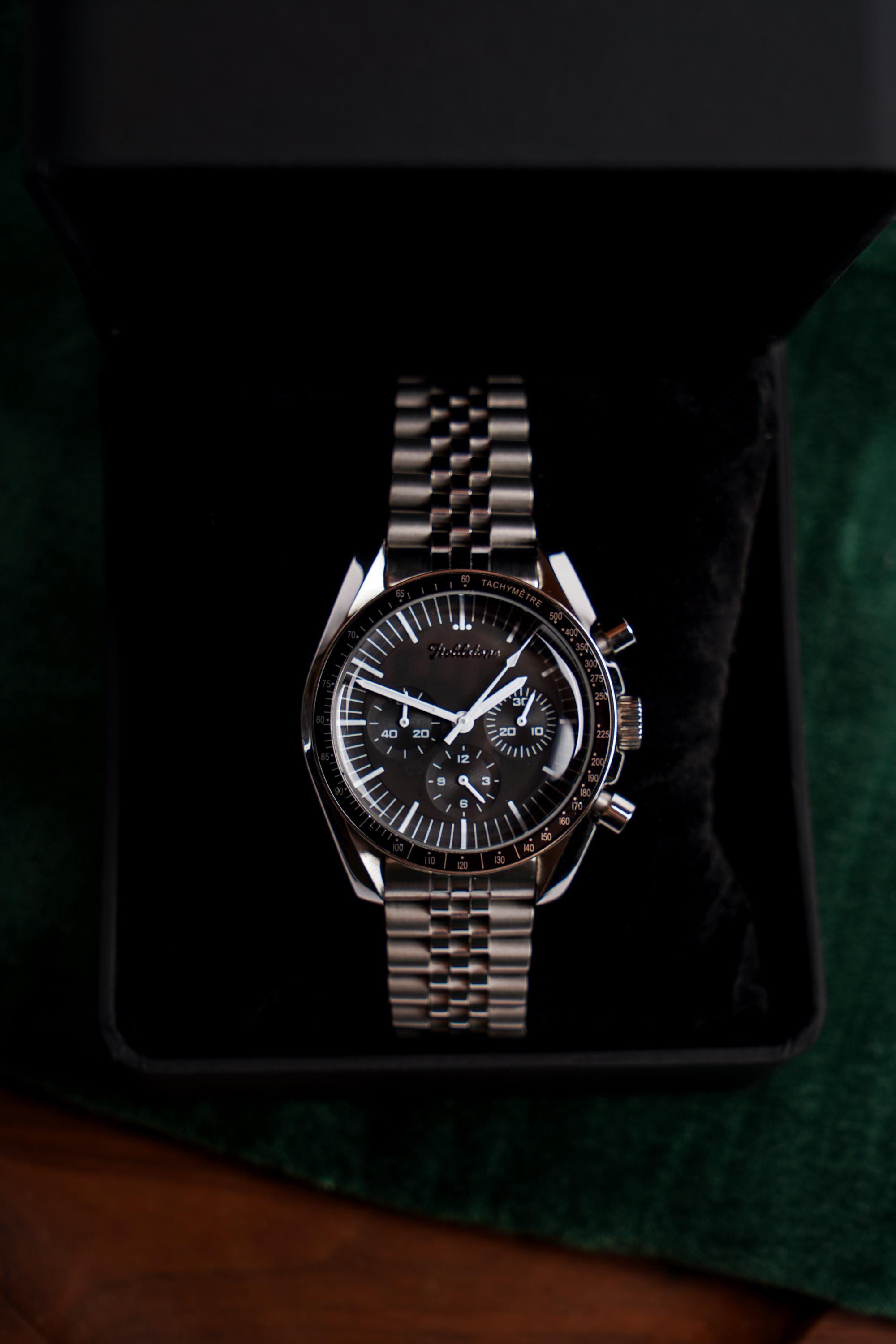 Tach - Custom Chronograph Watch, Speedy Custom Built Watch, Handmade ...