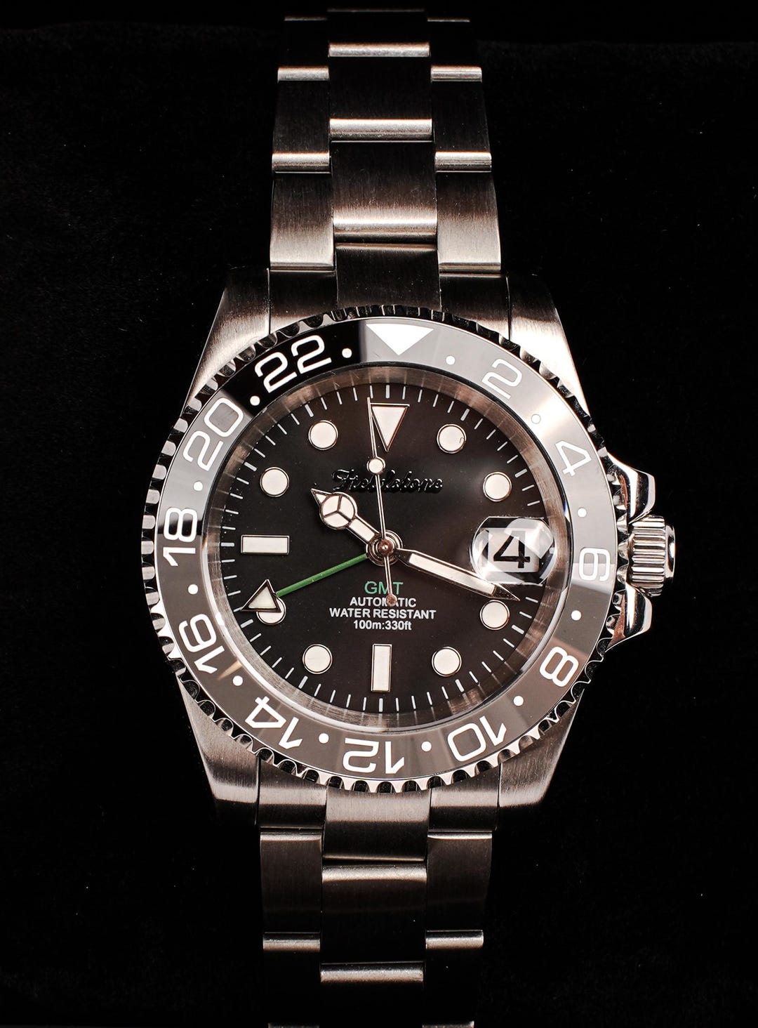 40mm Automatic Dive Watch: Handmade Mod GMT Timepiece - Etsy