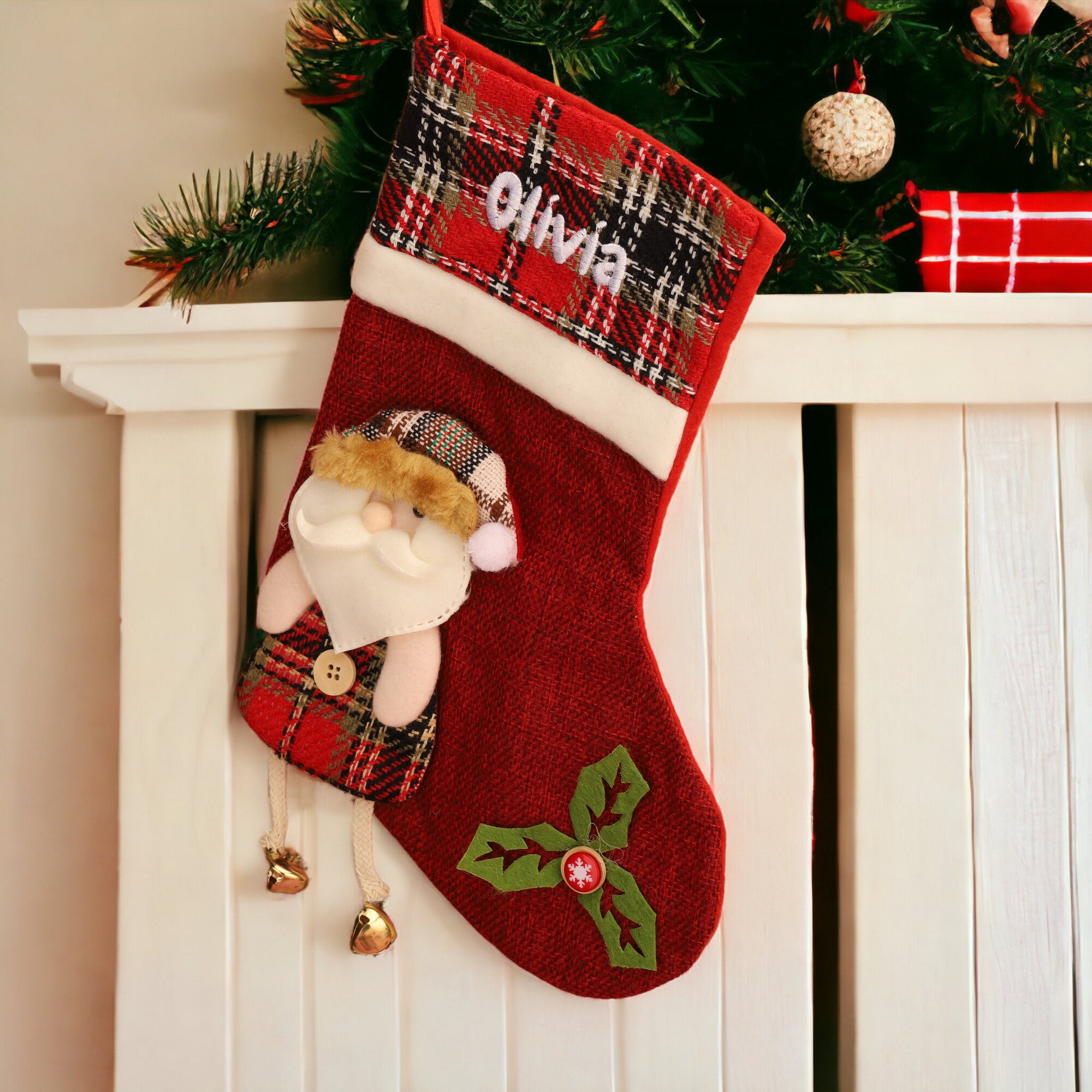 Custom Name Christmas Stockings Christmas T T For Mom Etsy