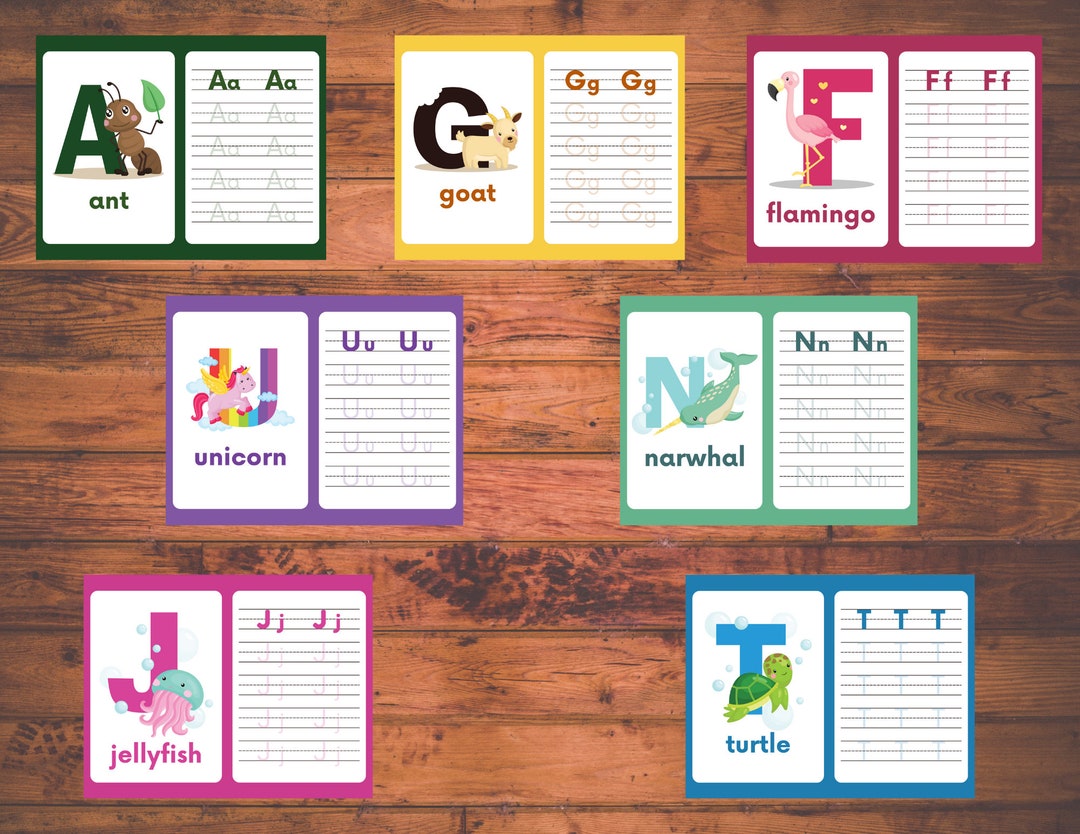 Letter Tracing Booklet - 100+ Pages of Alphabet Practice - Etsy