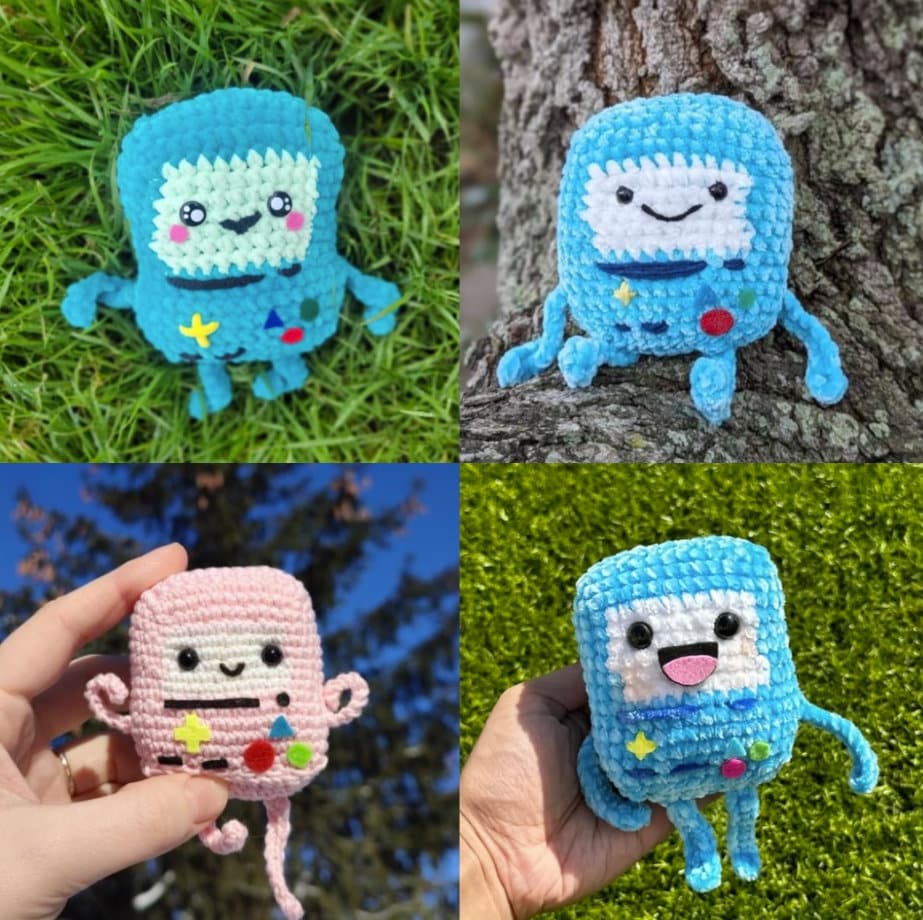 BMO Adventure Time Crochet Pattern PDF - Etsy