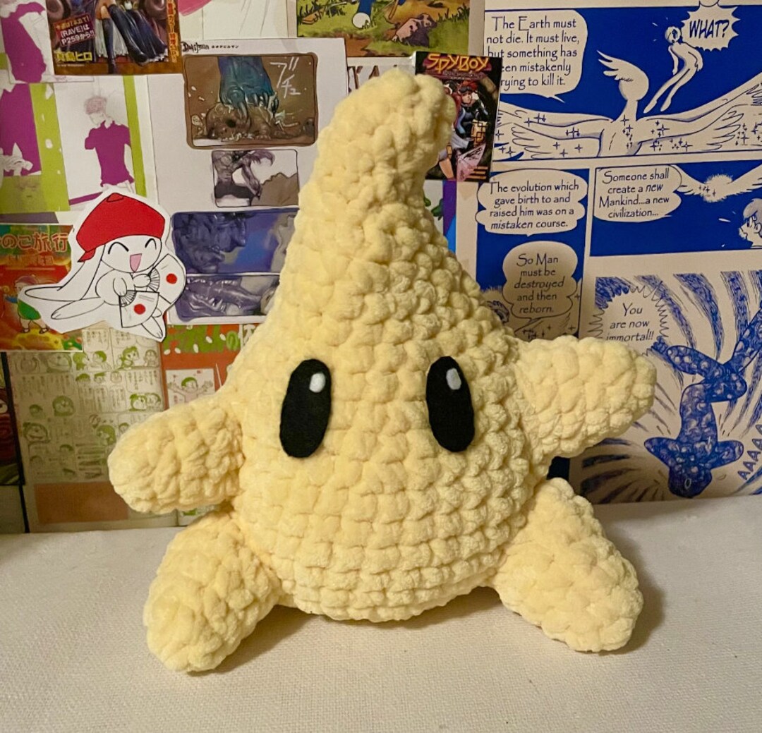 Lumas Inspired Plush Toy Mario Stuffie Kids Toy Crochet Amigurumi - Etsy