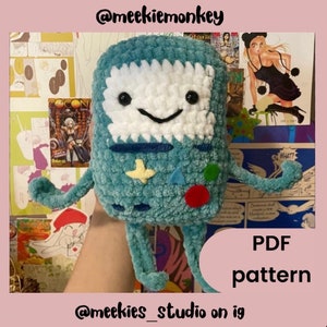 BMO Adventure Time Crochet Pattern PDF - Etsy