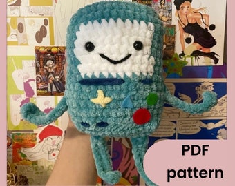 Adventure Time BMO Crochet Amigurumi Pattern - Etsy