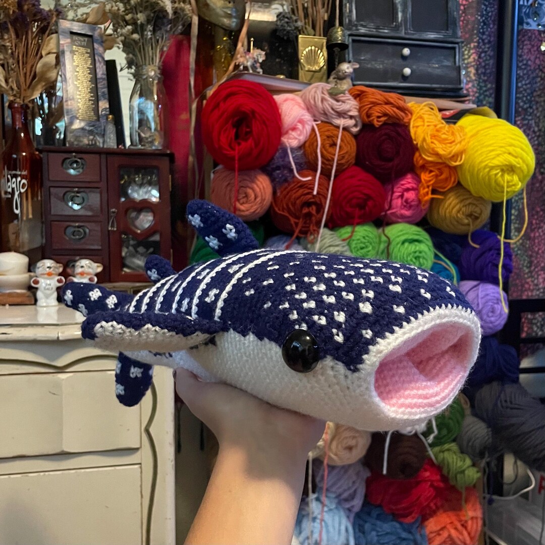 Large Whale Shark Amigurumi Plushie - Etsy