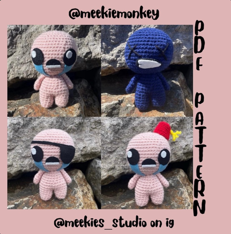 Crying Children Crochet Pattern | Horror PDF Amigurumi - Etsy