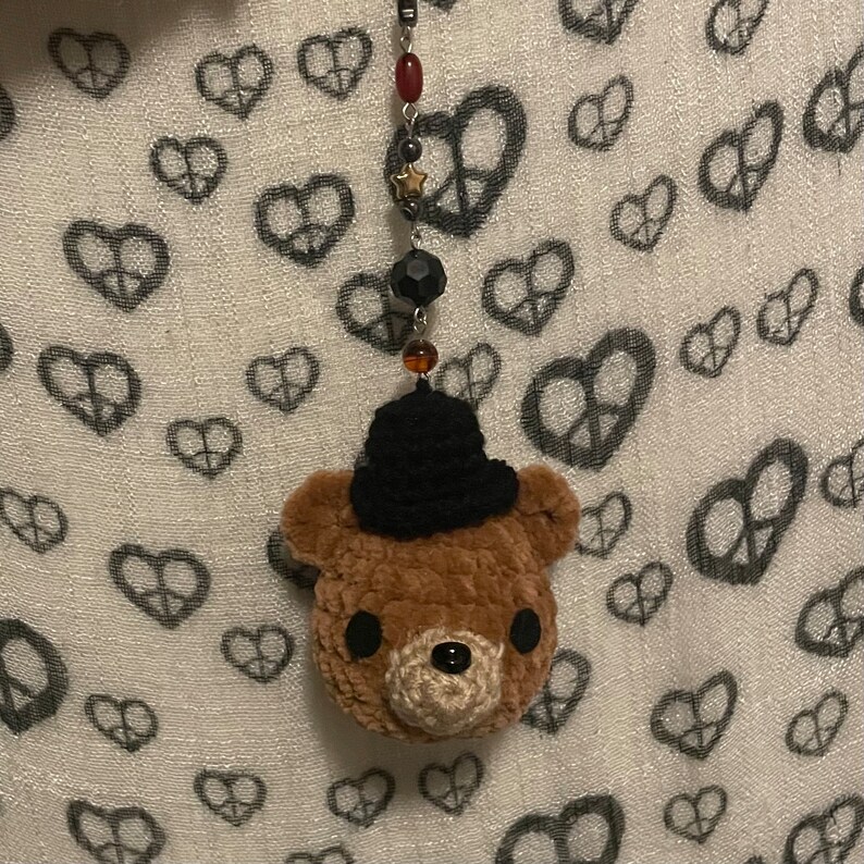 Fnaf Freddy Fazbear Keychain Plush - Etsy