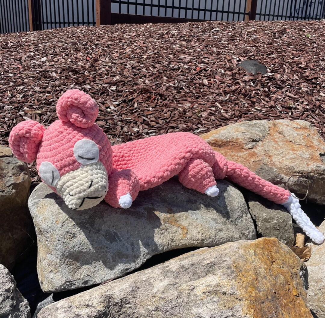 Sleepy Pink Monster Stuffie | Snuggler | Kids Plush Toy - Etsy