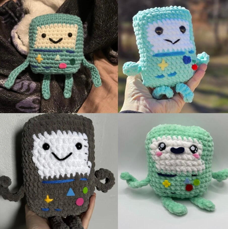 BMO Adventure Time Crochet Pattern PDF - Etsy