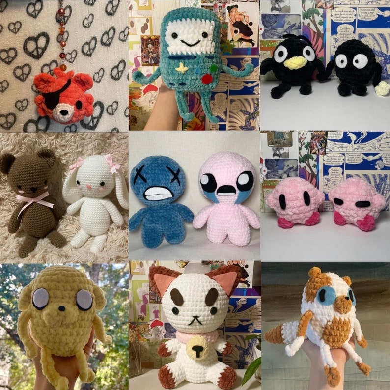 Fnaf Inspired Crochet Plush Stuffie - Etsy