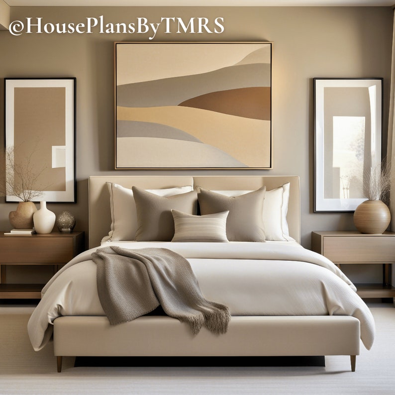 Plano de rancho moderno planos de planta de casas y - Etsy México