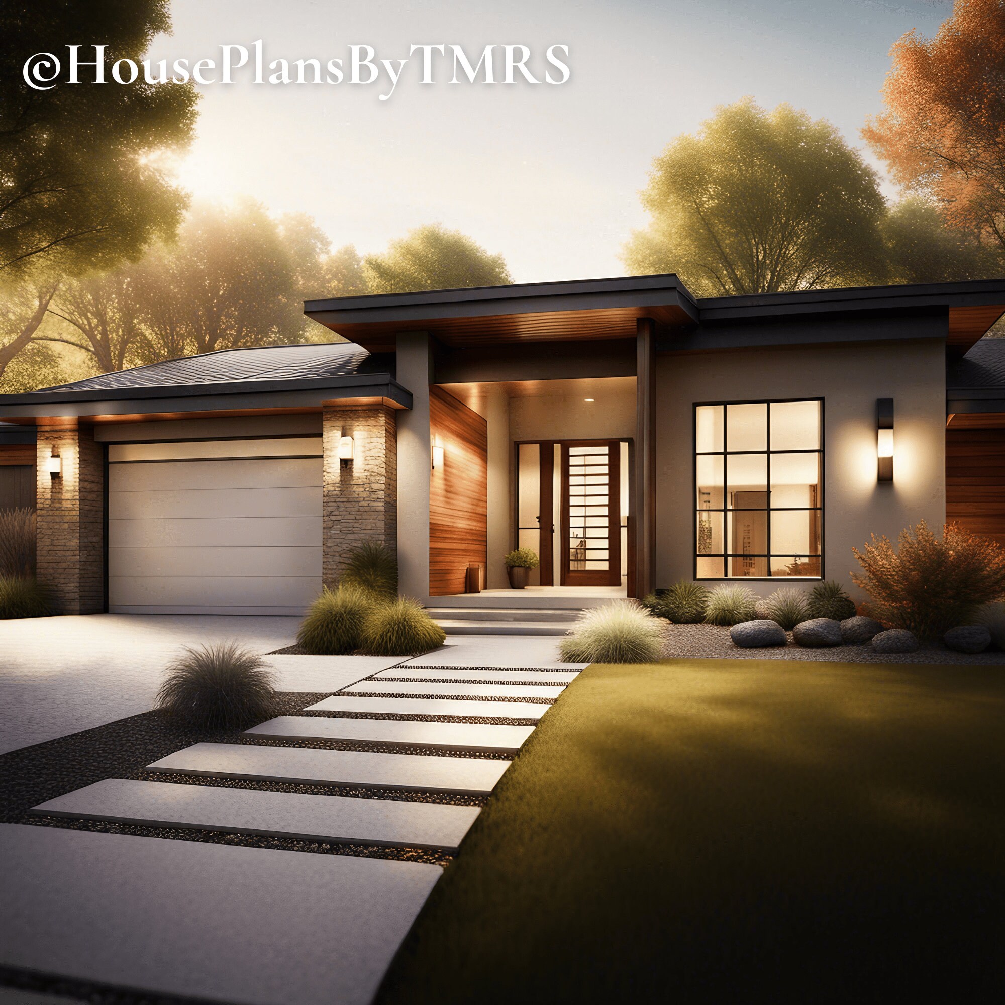 Single Story Modern House Designs