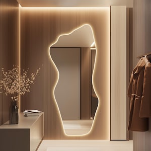 mirror design with light
