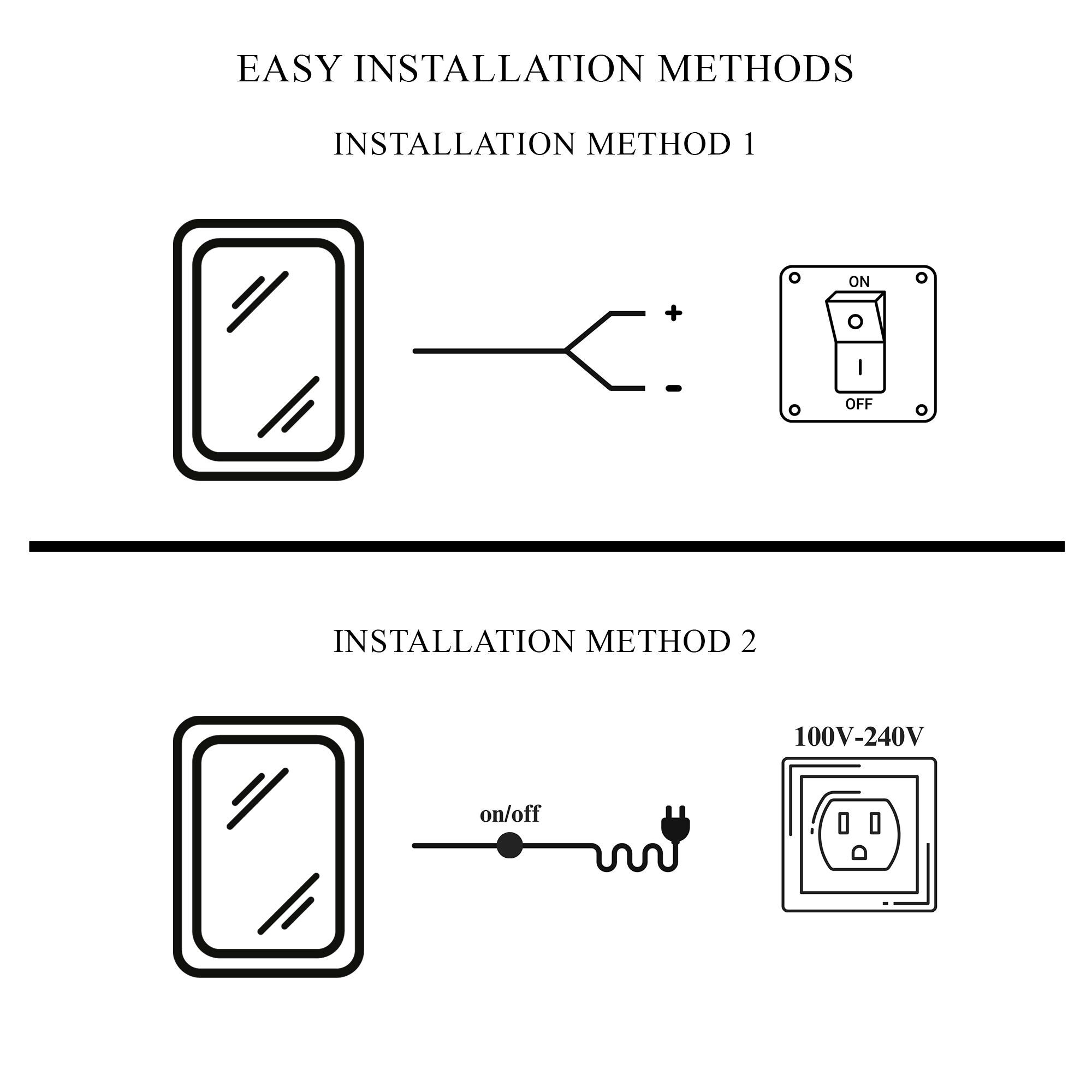 Irregular LED Mirror, Illuminated Wall-mounted Mirror for Bathroom - Etsy