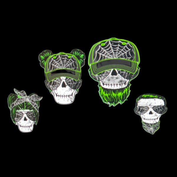 Skull Family Decal - Etsy