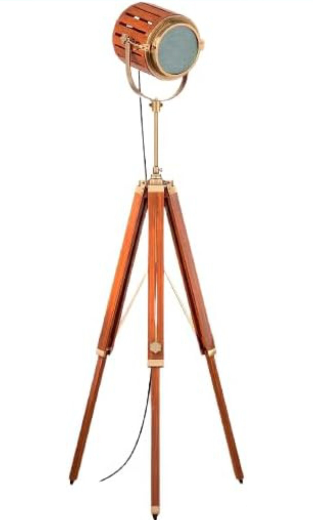 Vintage Studio Theater Spot Light Designer Antique Tripod Search Light ...