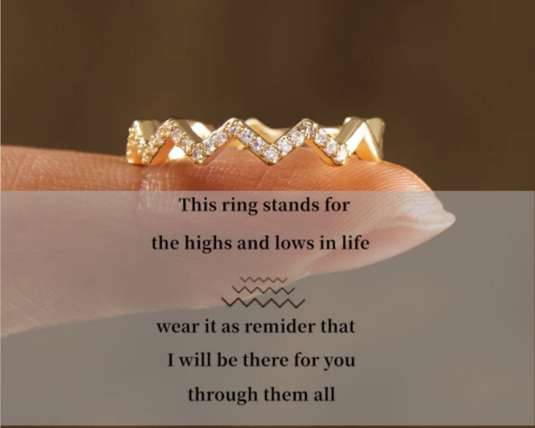 High and Low Ring Self Reminder I'll Be There Through Them All ...