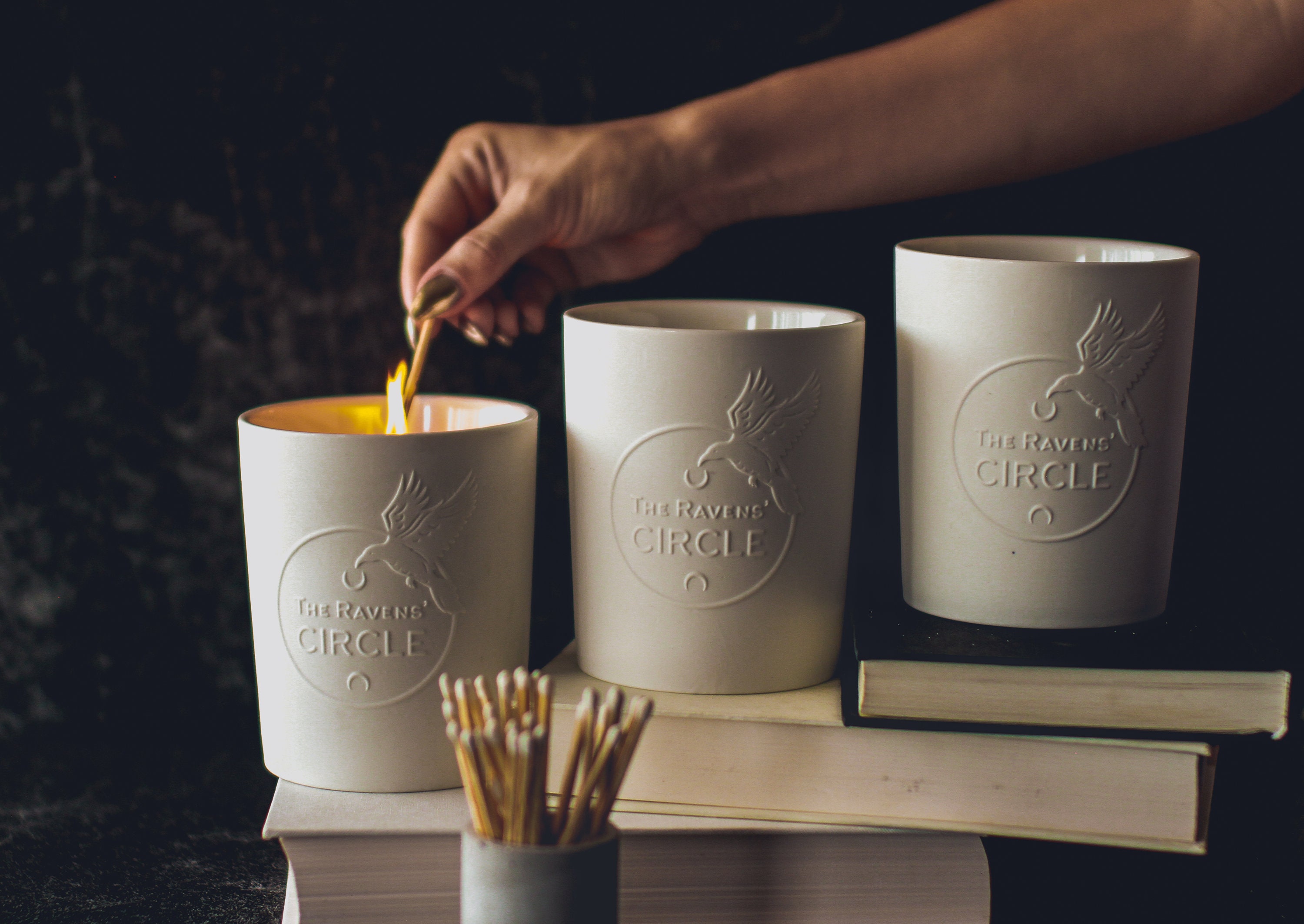 The Raven's Circle Candle - Etsy