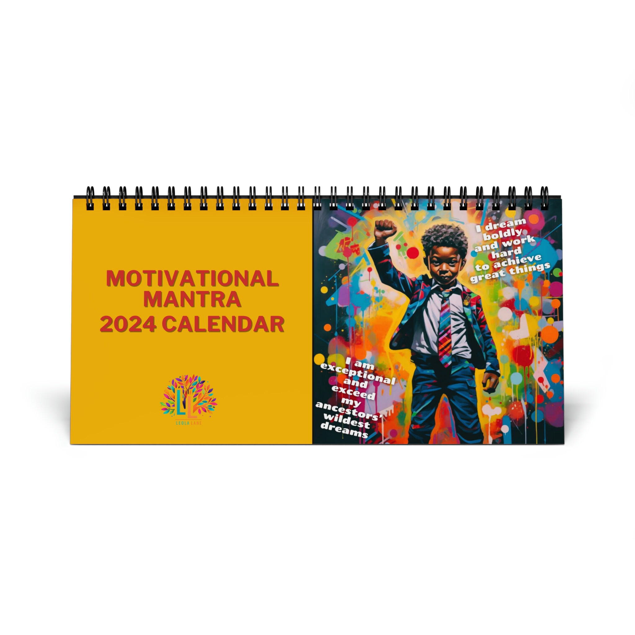 2024 Motivational Mantra Desktop Calendar sold by Prestigious Tooth ...