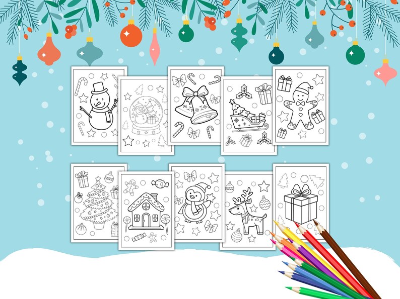 20 Christmas Coloring Pages | Printable Christmas Coloring Sheets ...