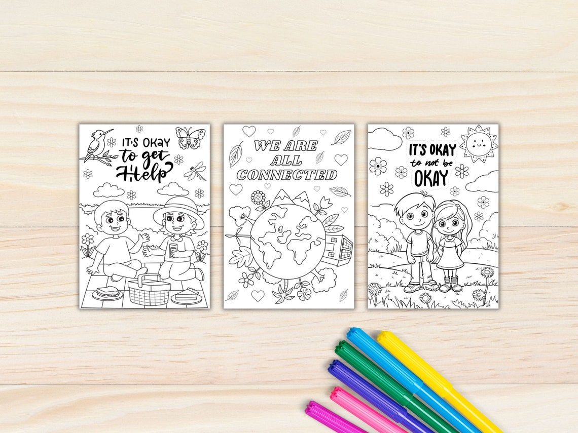 R U OK Day Printable Colouring Sheets | RU OK Day Teacher's School ...