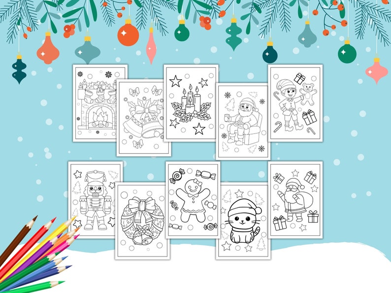 20 Christmas Coloring Pages | Printable Christmas Coloring Sheets ...