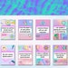 Affirmation Cards for Tweens/teens, 90's Y2K Theme Affirmation Cards ...