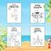 8 Australian Christmas Printable Colouring Cards | Aussie Christmas ...