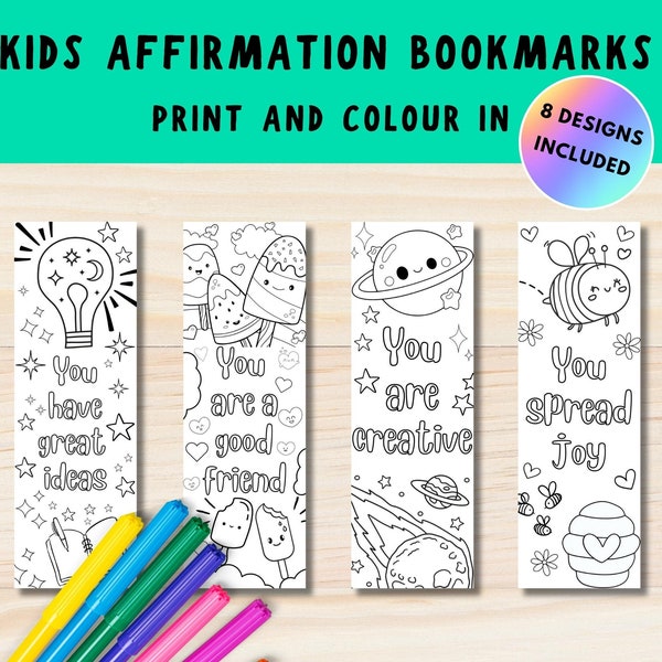 Bookmarks for Kids - Etsy