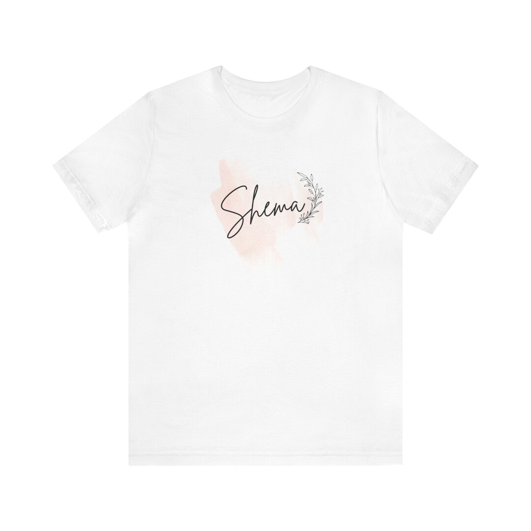 Shema Watercolor Unisex Jersey Short Sleeve Tee - Etsy UK