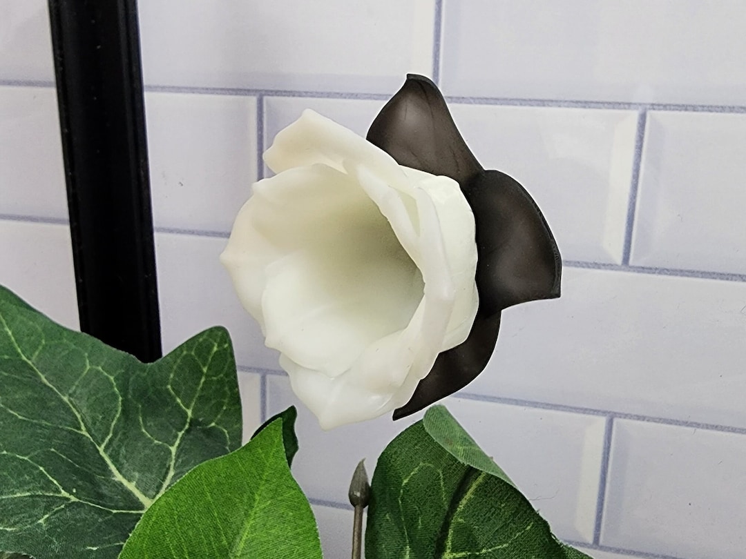 White Rose Hide, Jumping Spider Hid Flower Hide, 3D Resin Printed ...