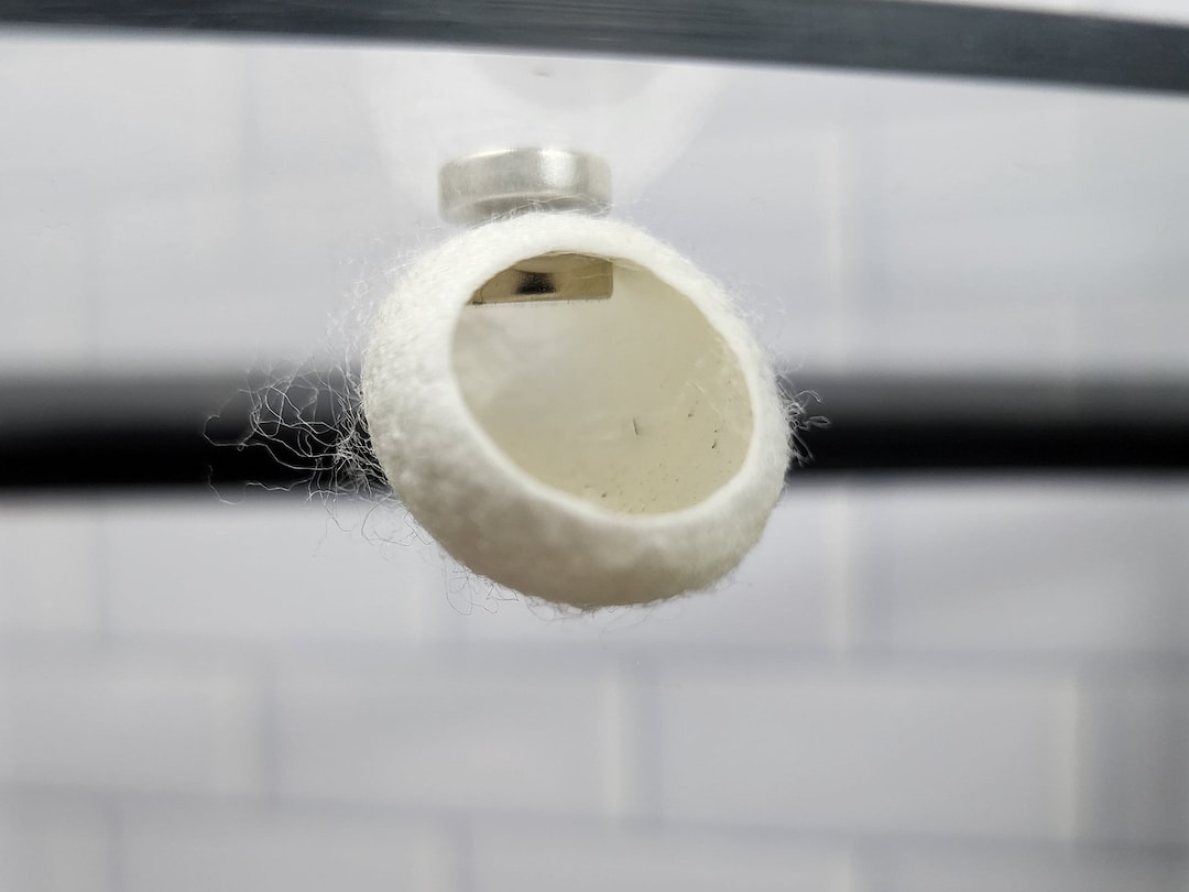 Silk Cocoon Hide, Jumping Spider Hide, Spider Enclosure Decor, Silk ...