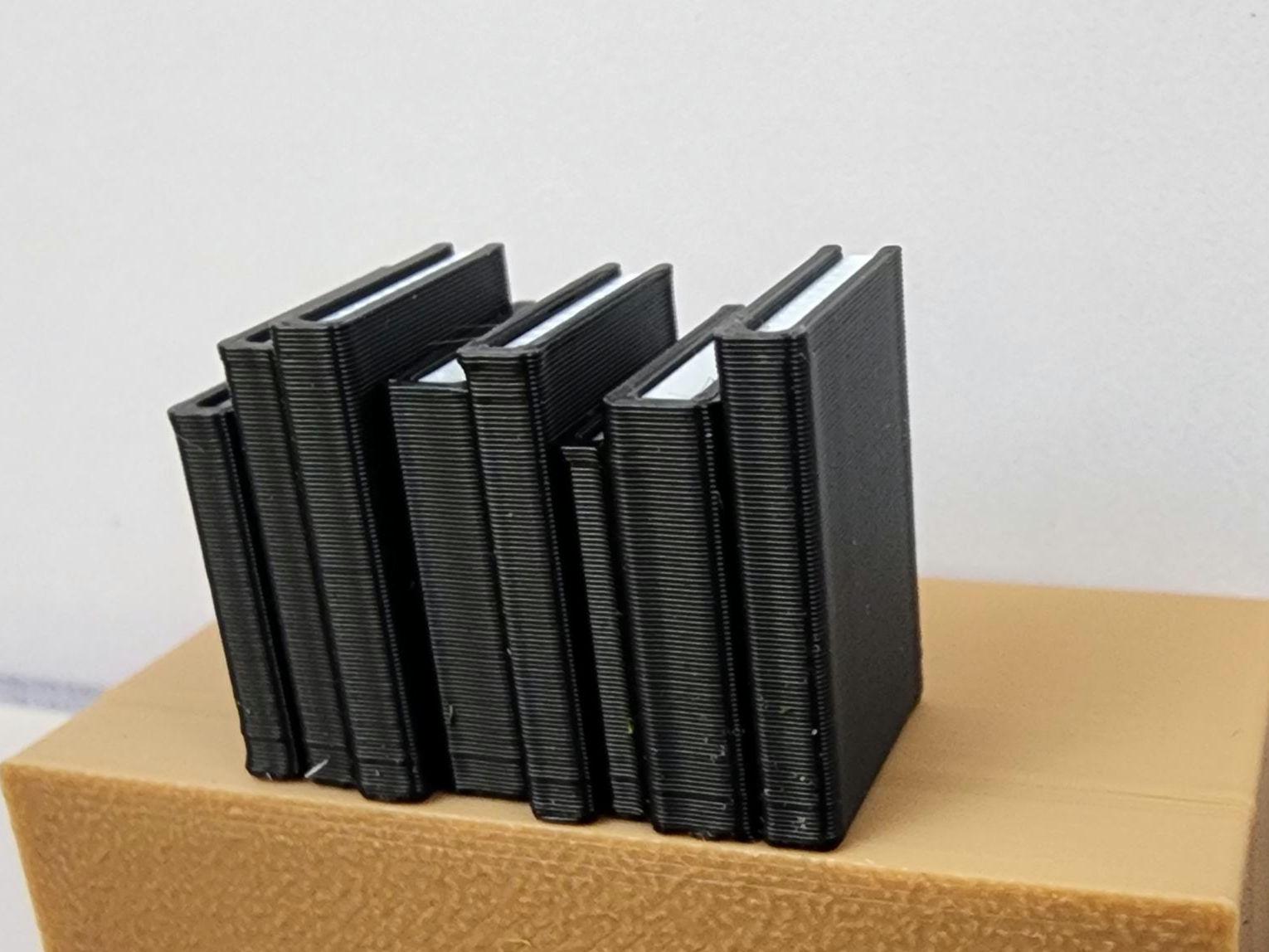 3d Printed Miniature Books, Jumping Spider Bookshelf Accessories, Mini ...