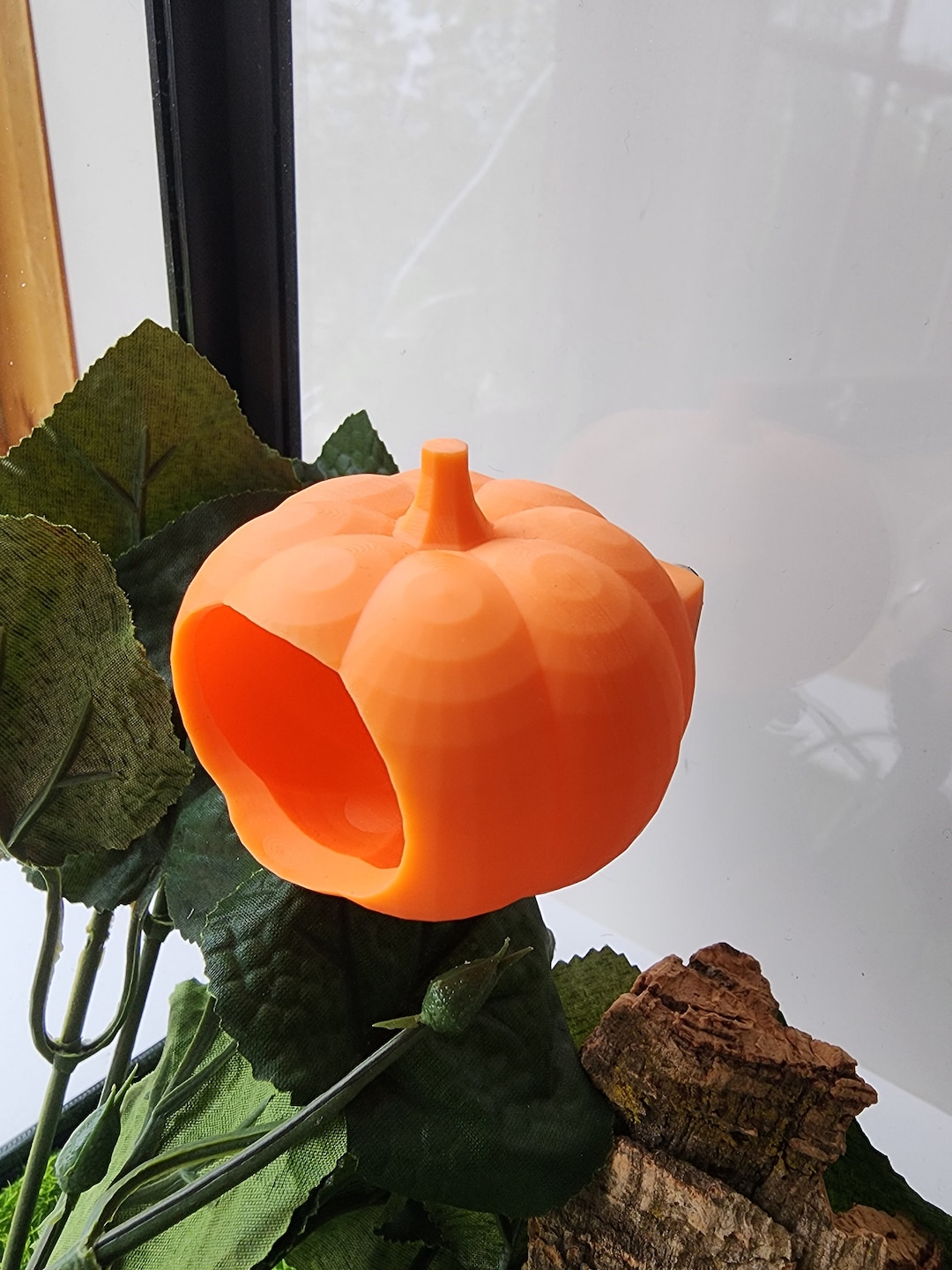 Pumpkin Hide, Jumping Spider Hide, Crested Gecko Hide, 3D Printed ...