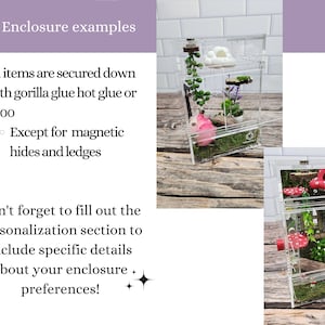Custom Pre-decorated Front and Top Opening TC Enclosure, Small or ...