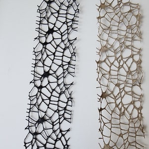 Web Ribbon, Mesh Fabric Ribbon, Jumping Spider Ribbon, Spider Web ...