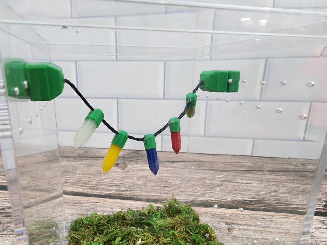 Christmas Light Jumping Spider Bridge, Holiday Decor, Spider Rope ...