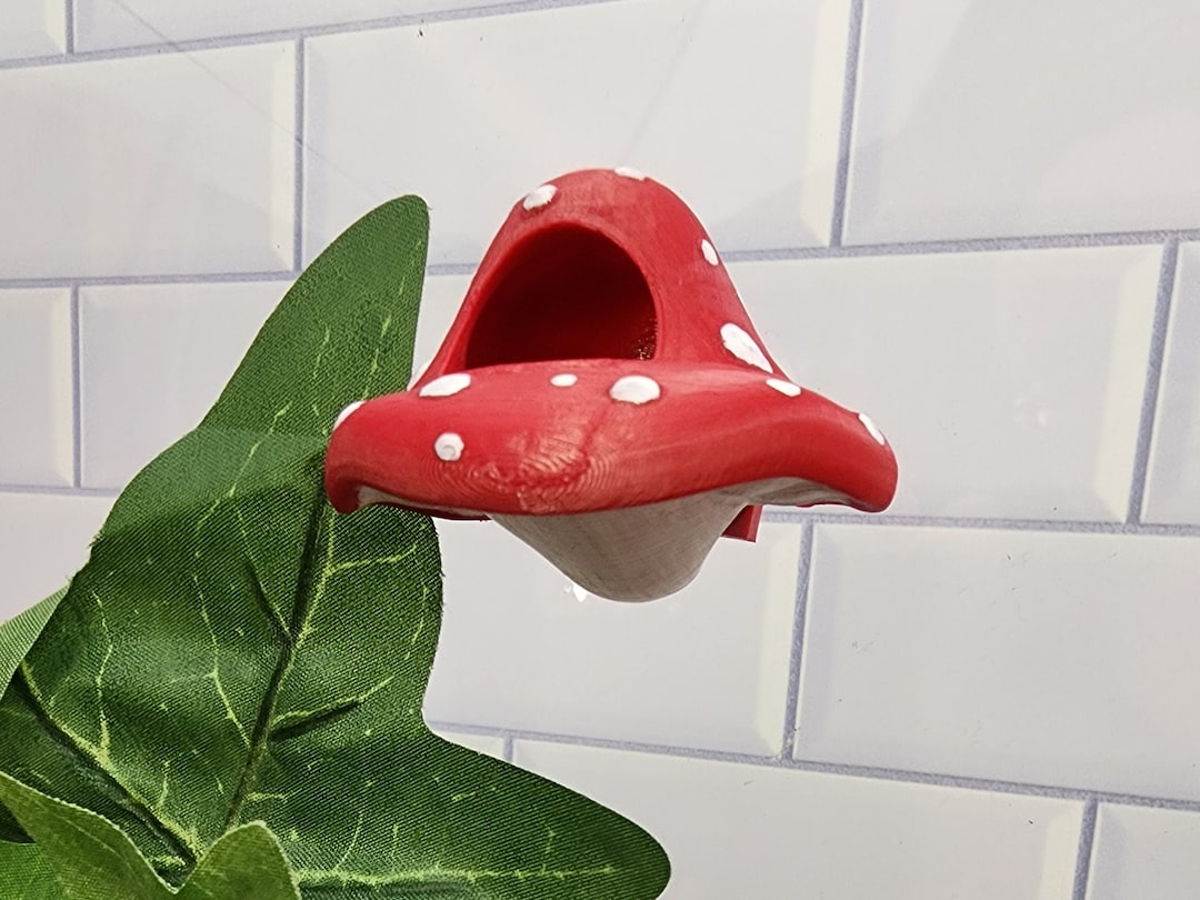 Mushroom Hide, Cottagecore Jumping Spider Hide, 3D Printed Enclosure ...